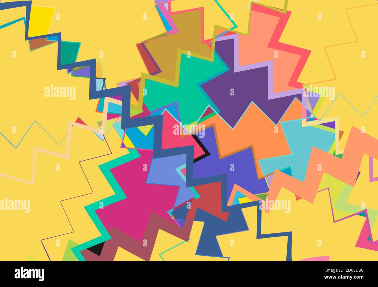 Geometric formation mosaic, tessellation design element, background ...