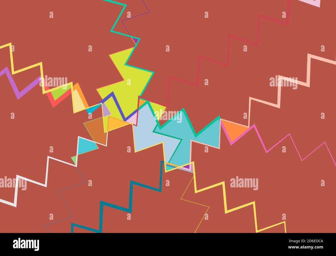 Geometric formation mosaic, tessellation design element, background ...