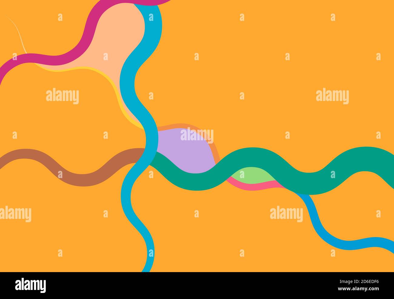 Geometric formation mosaic, tessellation design element, background ...