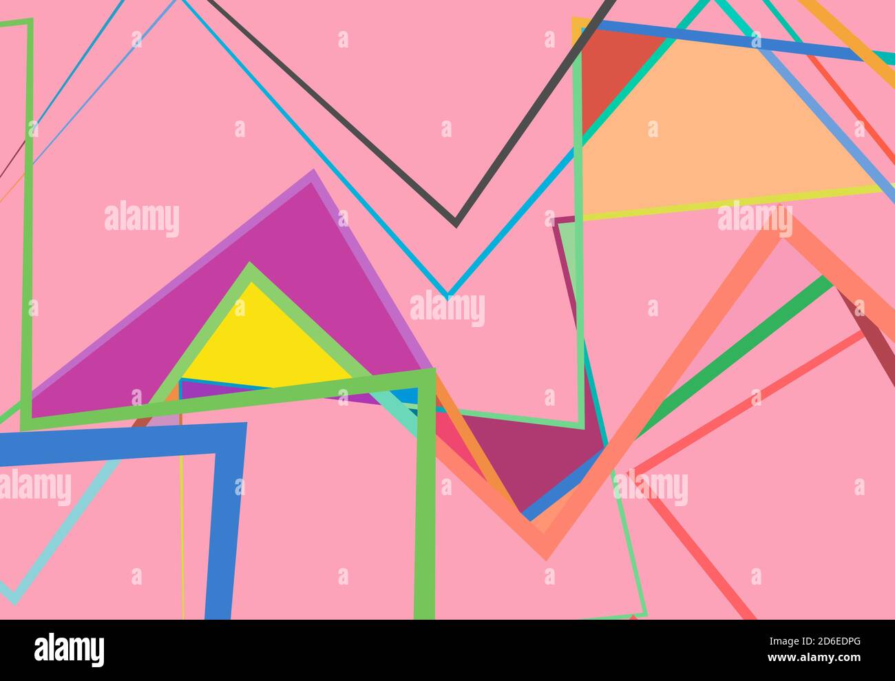 Geometric formation mosaic, tessellation design element, background ...