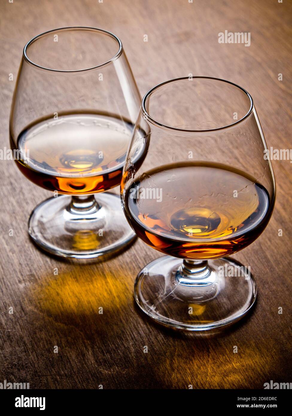 Two glasses of brandy hi-res stock photography and images - Alamy