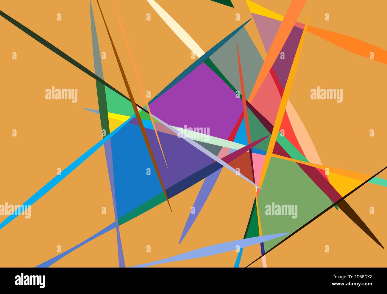 Geometric formation mosaic, tessellation design element, background ...