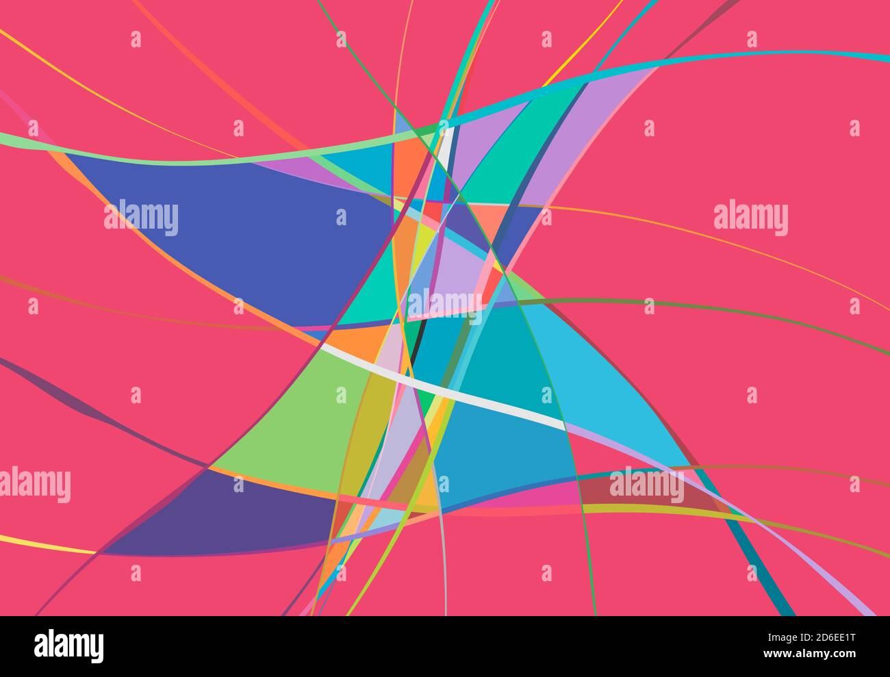 Geometric formation mosaic, tessellation design element, background ...