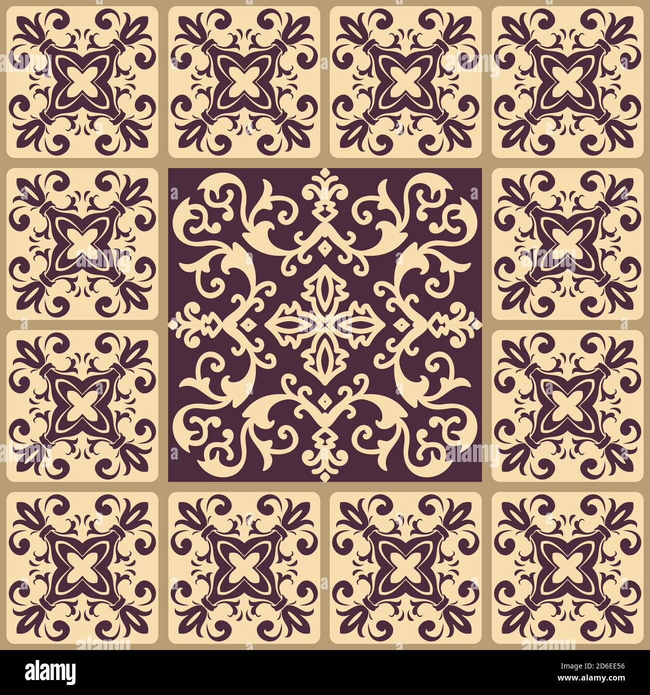 Victorian tile pattern hi-res stock photography and images - Alamy