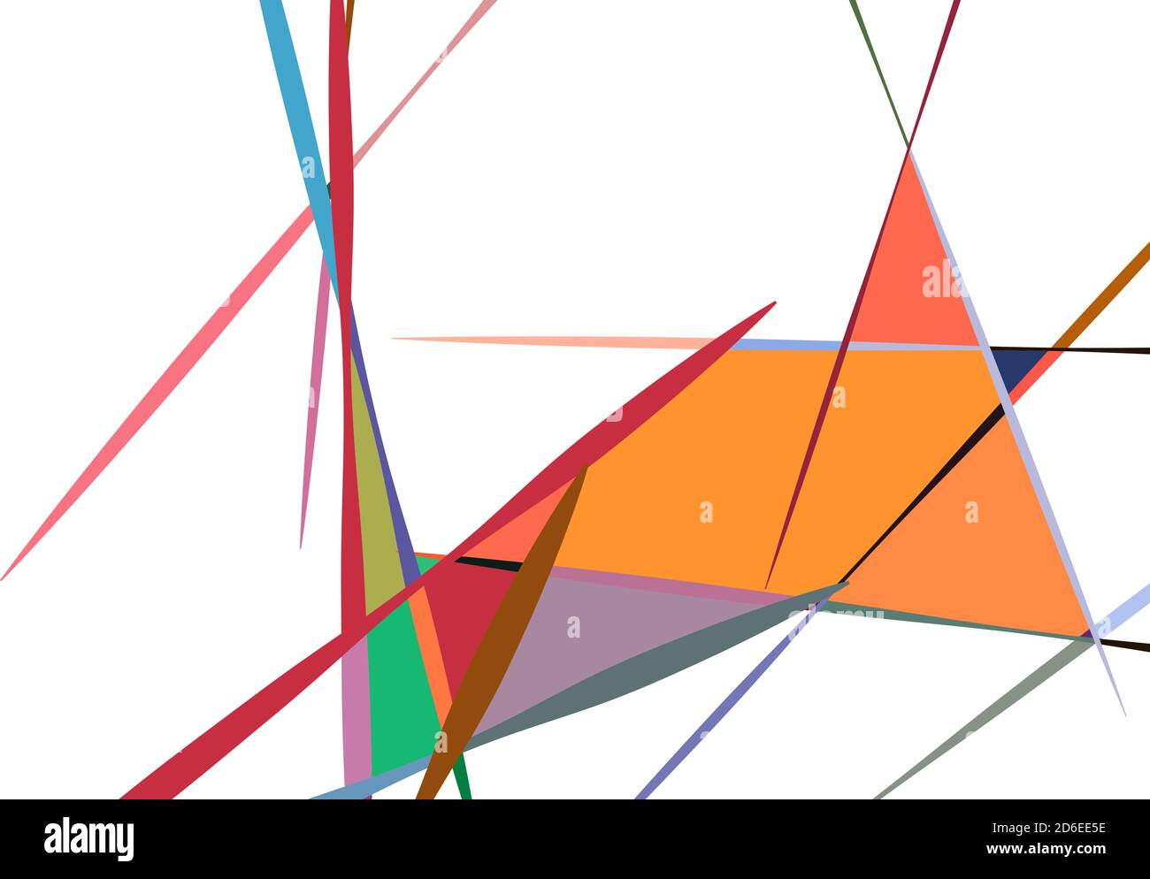 Geometric formation mosaic, tessellation design element, background ...