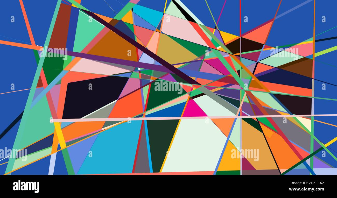 Geometric formation mosaic, tessellation design element, background ...