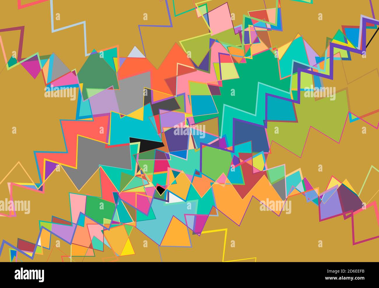 Geometric formation mosaic, tessellation design element, background ...