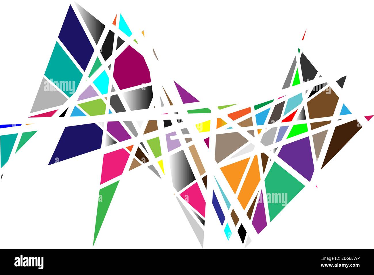 Noise, glitch concept abstract colorful vector illustration. Random ...