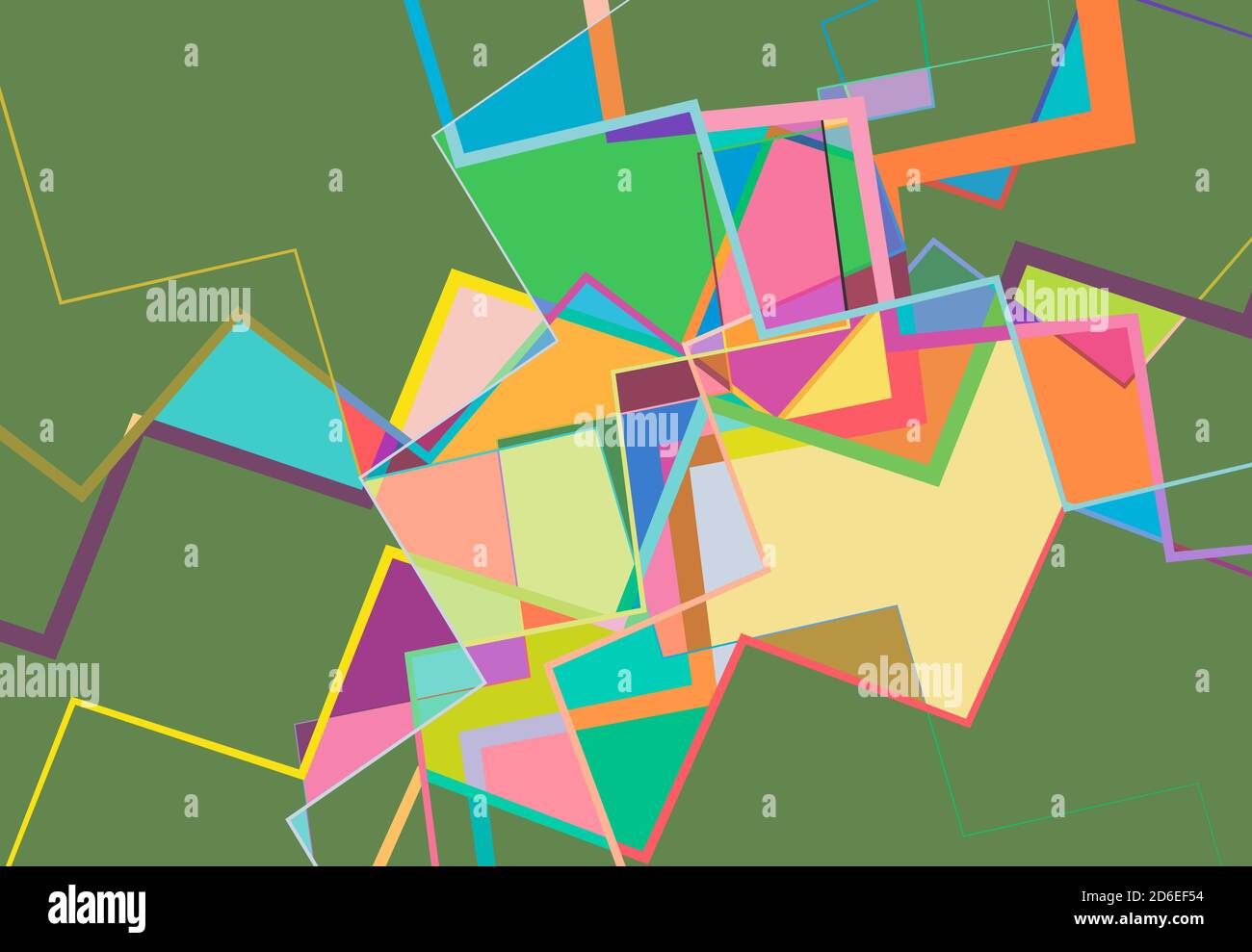 Geometric formation mosaic, tessellation design element, background ...