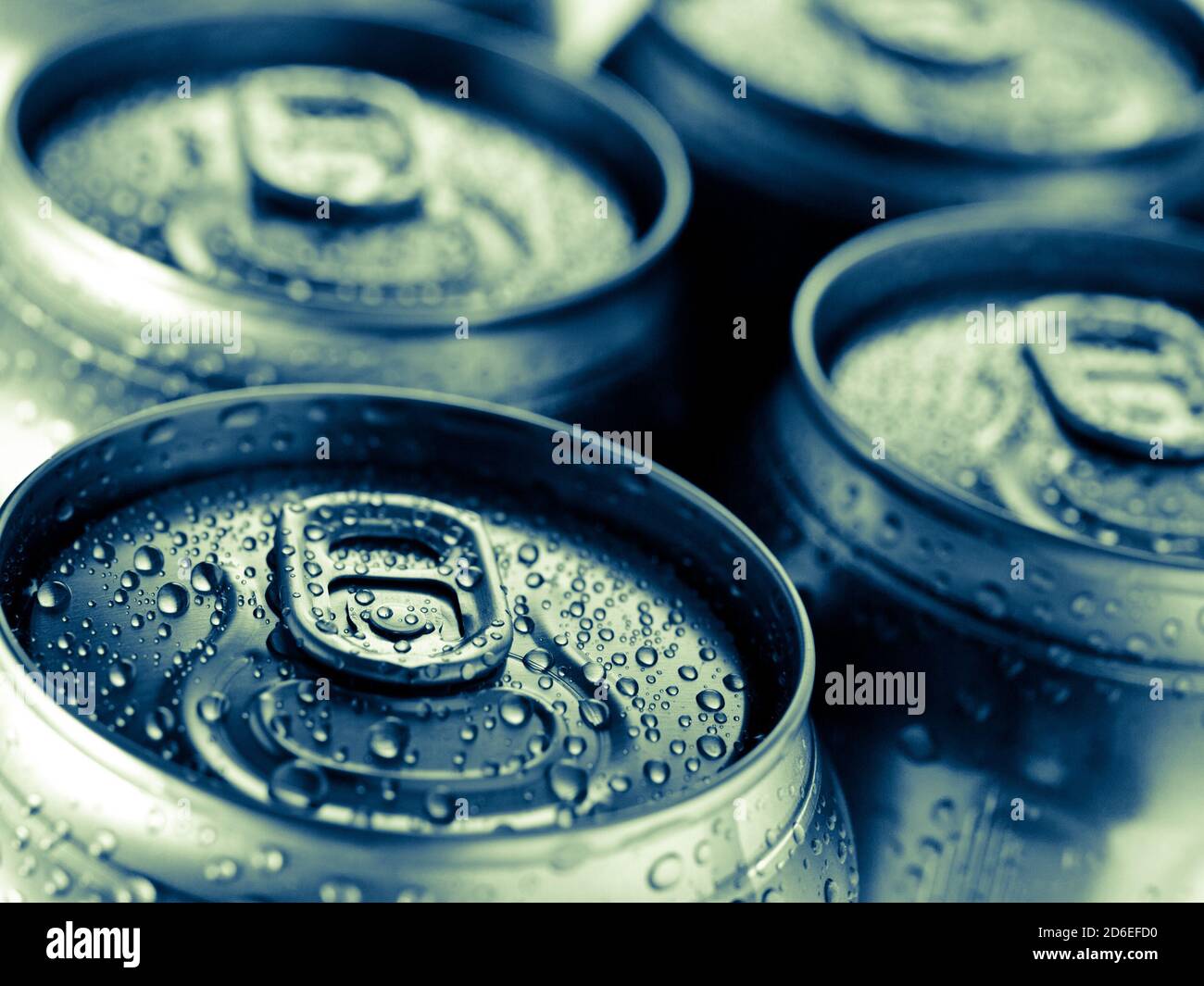 Top part of beer cans, close up view Stock Photo - Alamy