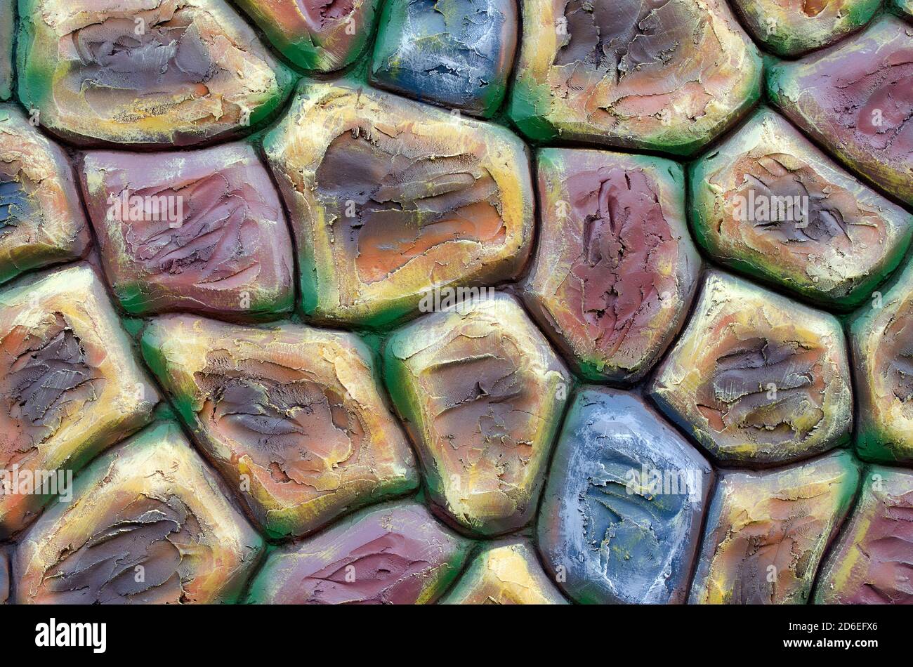 Stone texture tile background patchwork multicolored Stock Photo - Alamy