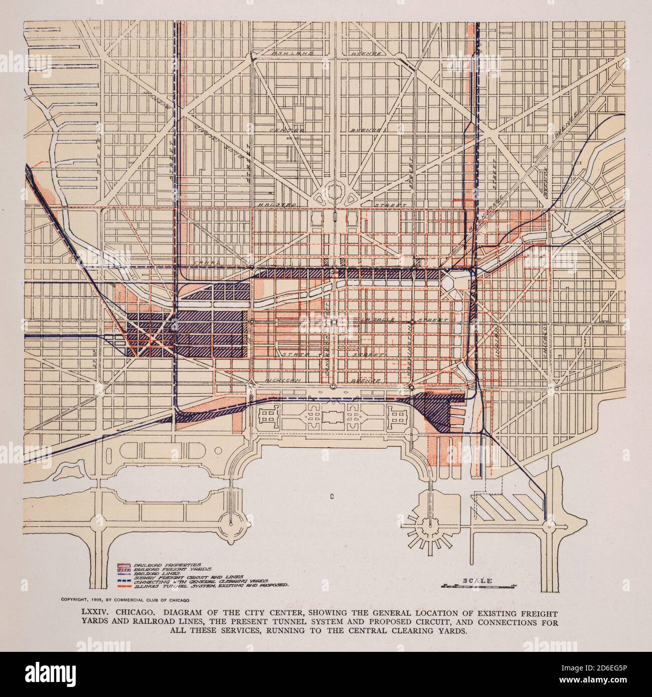 Chicago city plan hi-res stock photography and images - Alamy