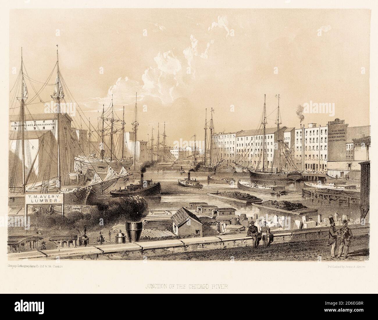 19th century chicago 1860s chicago hi-res stock photography and images ...