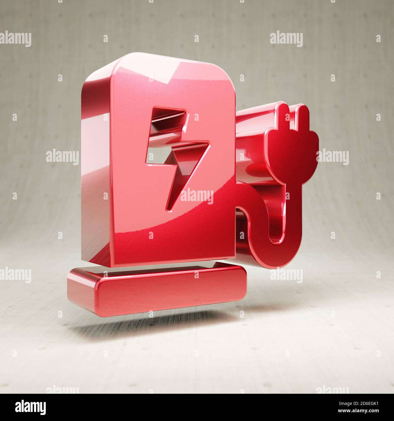 Charging Station icon. Gold glossy Charging Station symbol isolated on ...