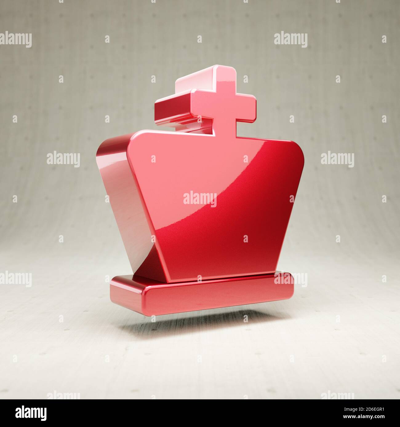 Chess King icon. Gold glossy Chess King symbol isolated on white ...