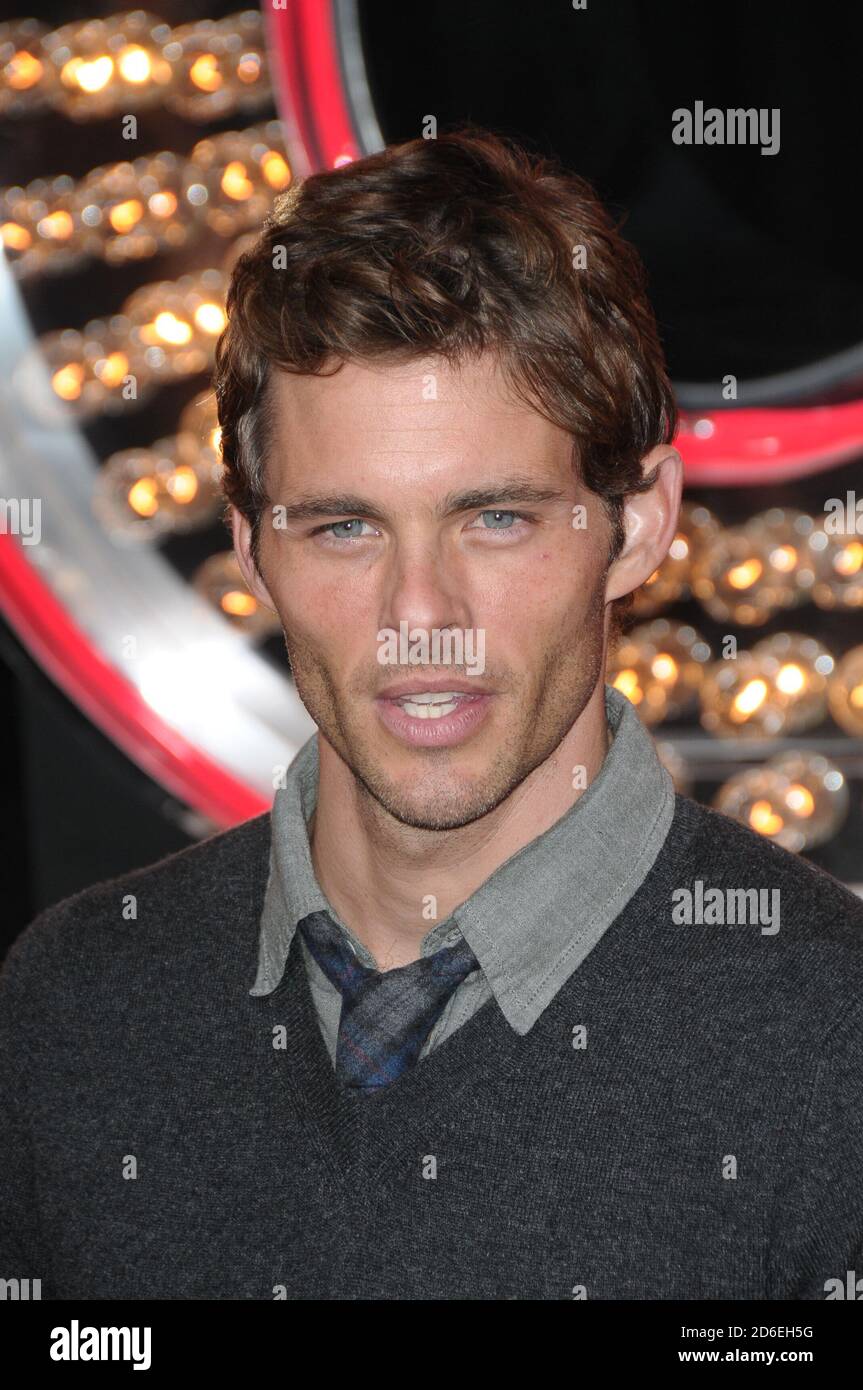 James Marsden arrivals at LA premiere of "Burlesque" at Grauman's ...