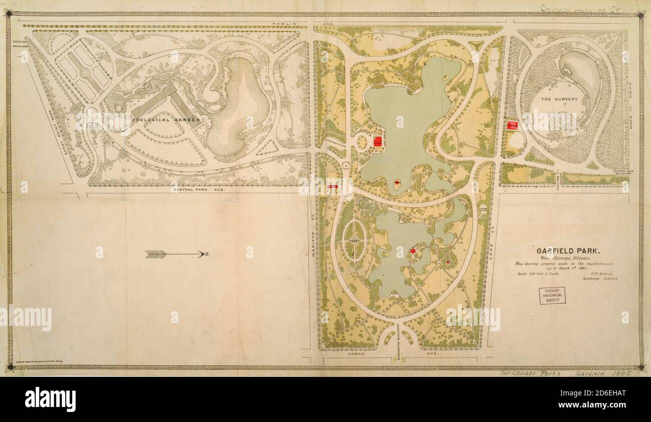 Garfield map hi-res stock photography and images - Alamy