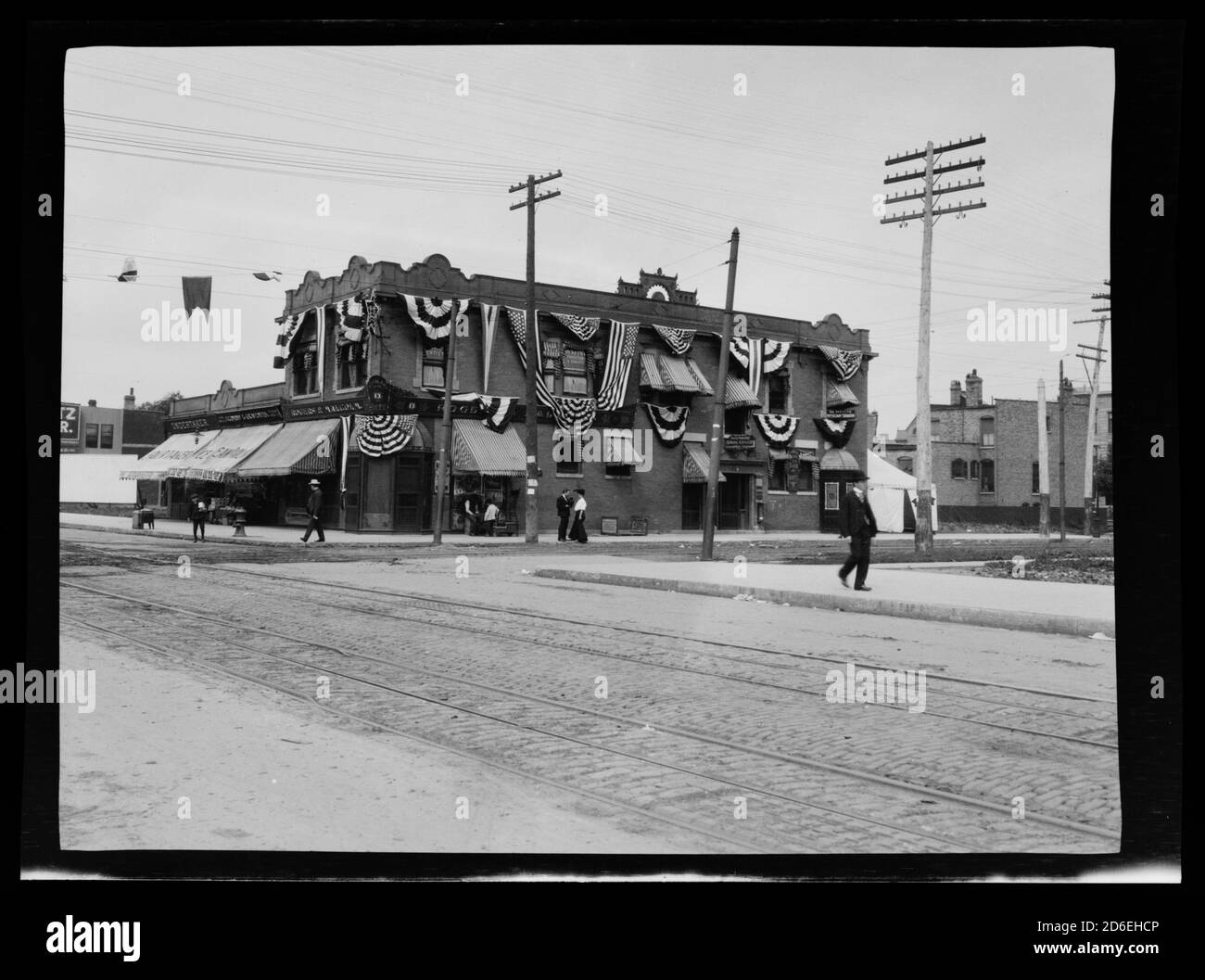 Madison Street Carnival, Chicago, Illinois, 1904 Stock Photo - Alamy