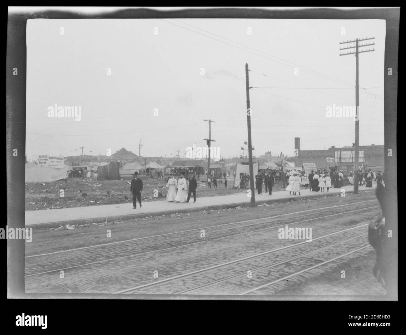 Madison Street Carnival, Chicago, Illinois, 1904 Stock Photo - Alamy