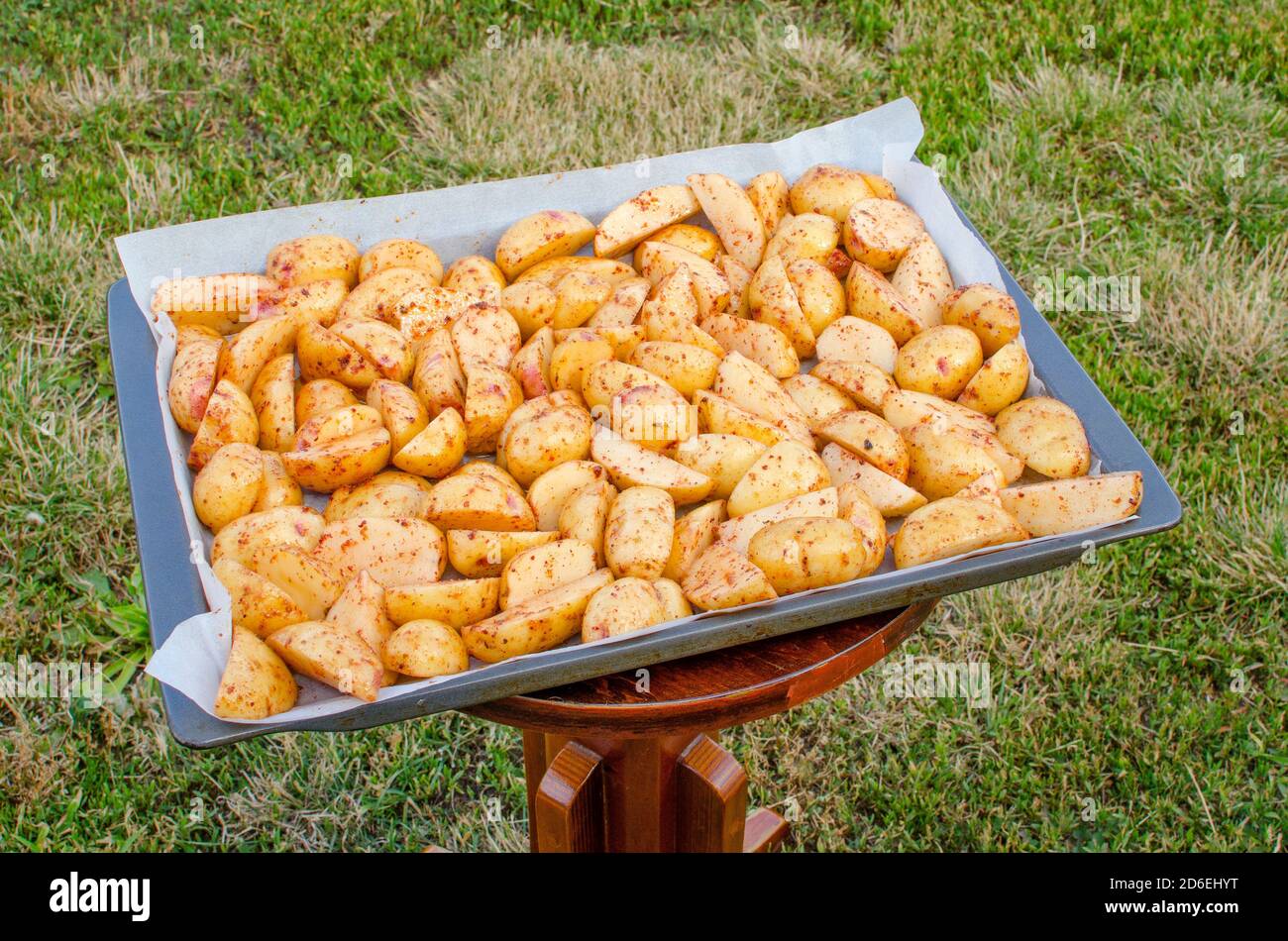 Top view baking sheet yellow hi-res stock photography and images - Alamy