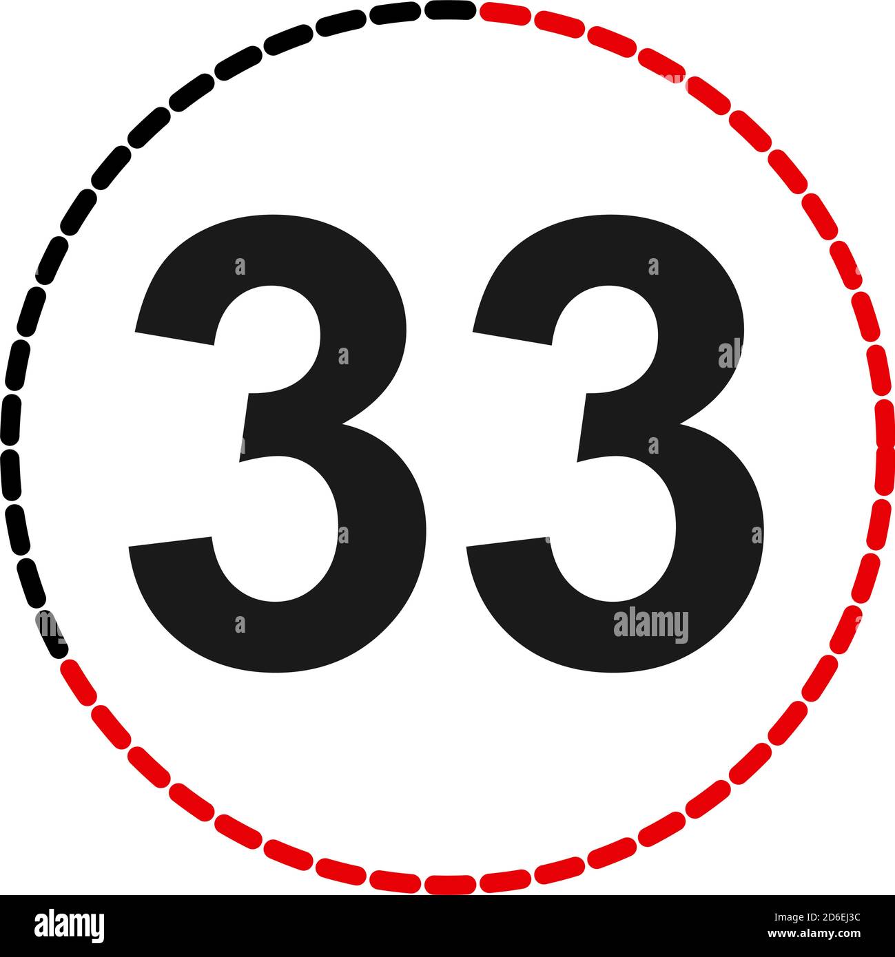 Numbers, numerals dial illustration. Time, duration and schedule ...