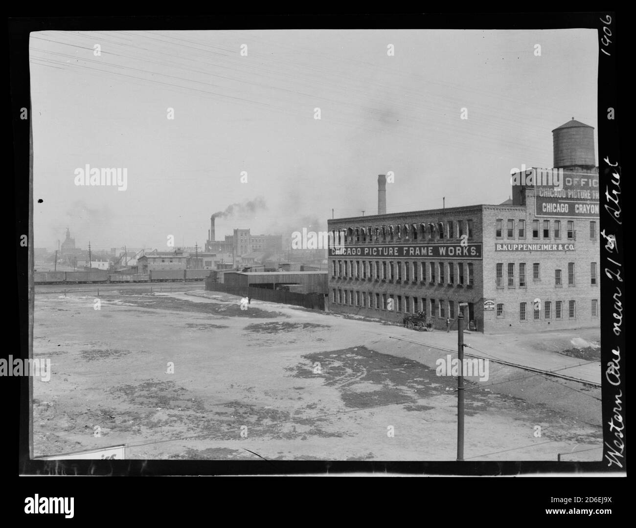 Chicago Picture Frames Works factory, located at Western Avenue near ...