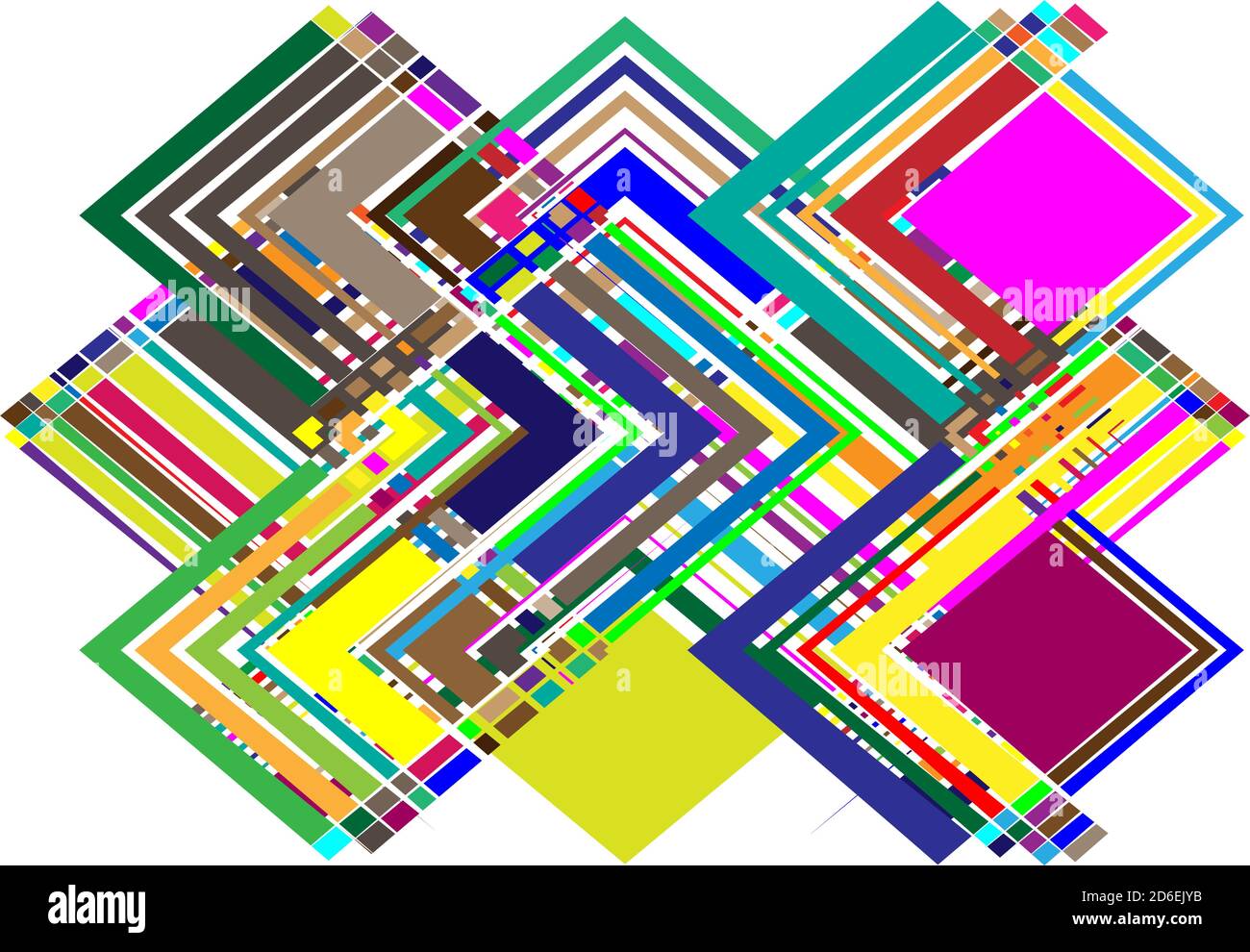 Abstract colorful rectangles pattern random Cut Out Stock Images ...