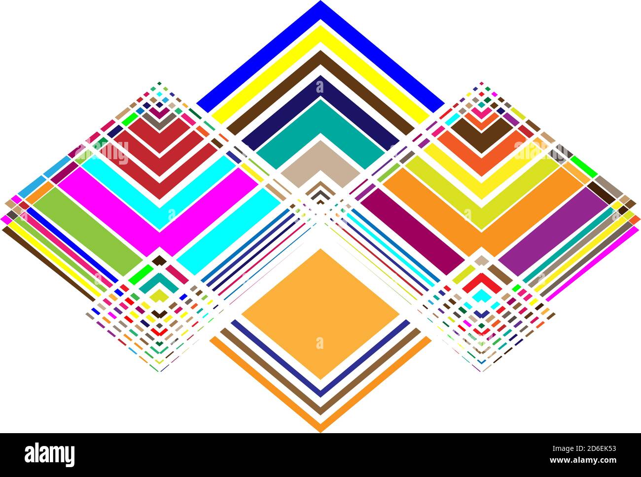 Abstract colorful rectangles pattern random Cut Out Stock Images ...