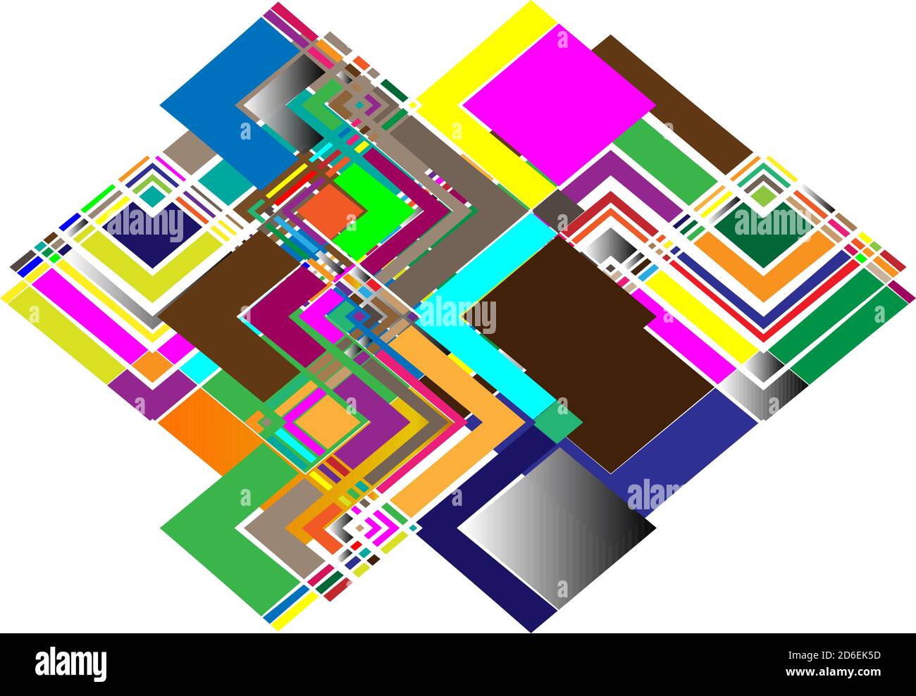 Noise, glitch concept abstract colorful vector illustration. Random ...