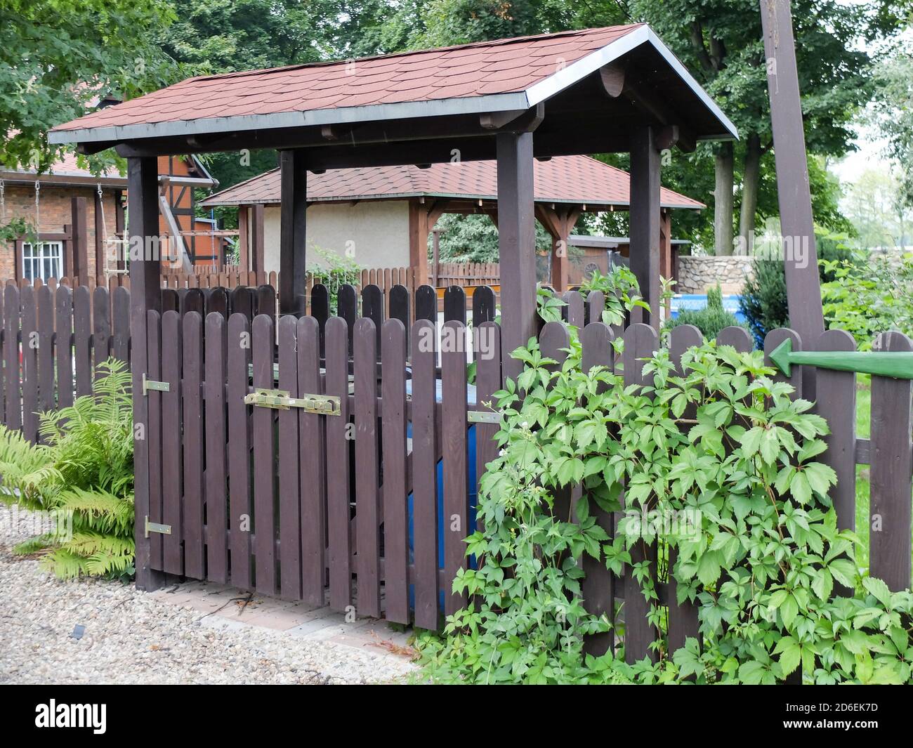 Wooden waste container hi-res stock photography and images - Alamy