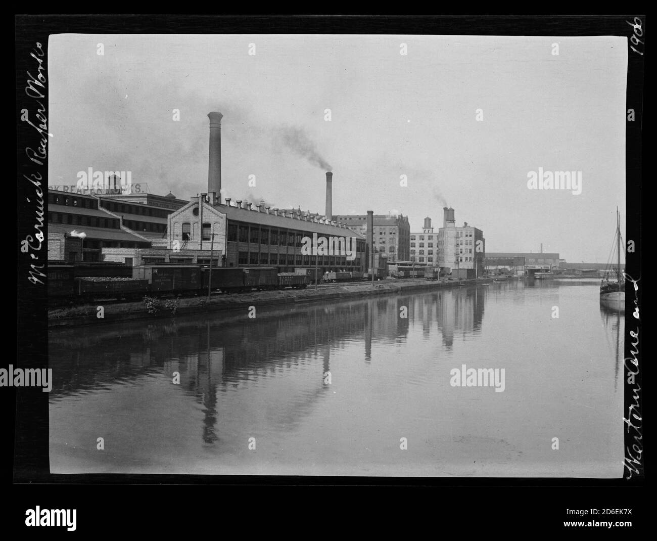 View of the McCormick Reaper Works on Western Avenue, Chicago, Illinois ...
