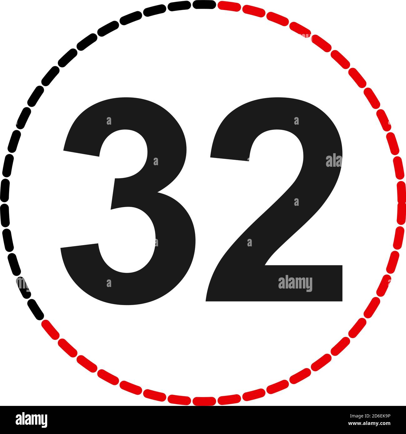 Numbers, numerals dial illustration. Time, duration and schedule ...