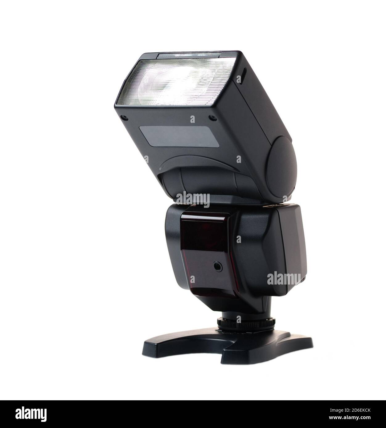 Digital camera flash isolated on white Stock Photo - Alamy