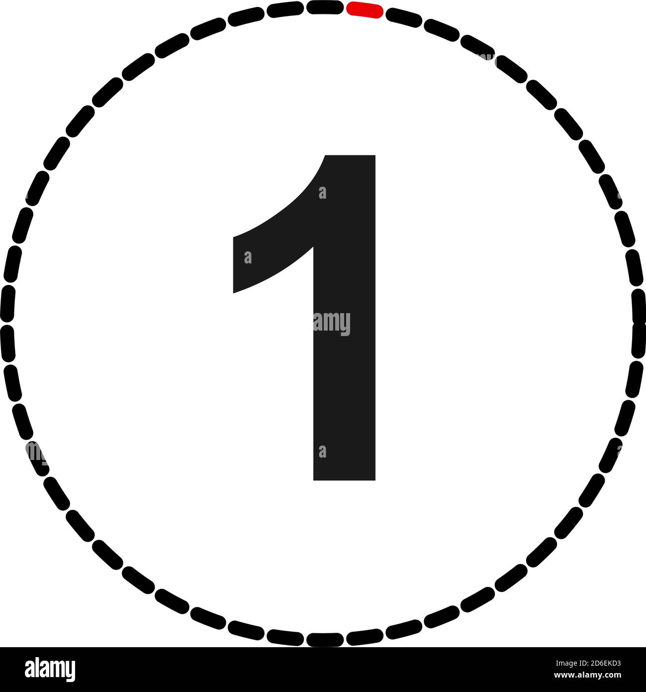 Numbers, numerals dial illustration. Time, duration and schedule ...