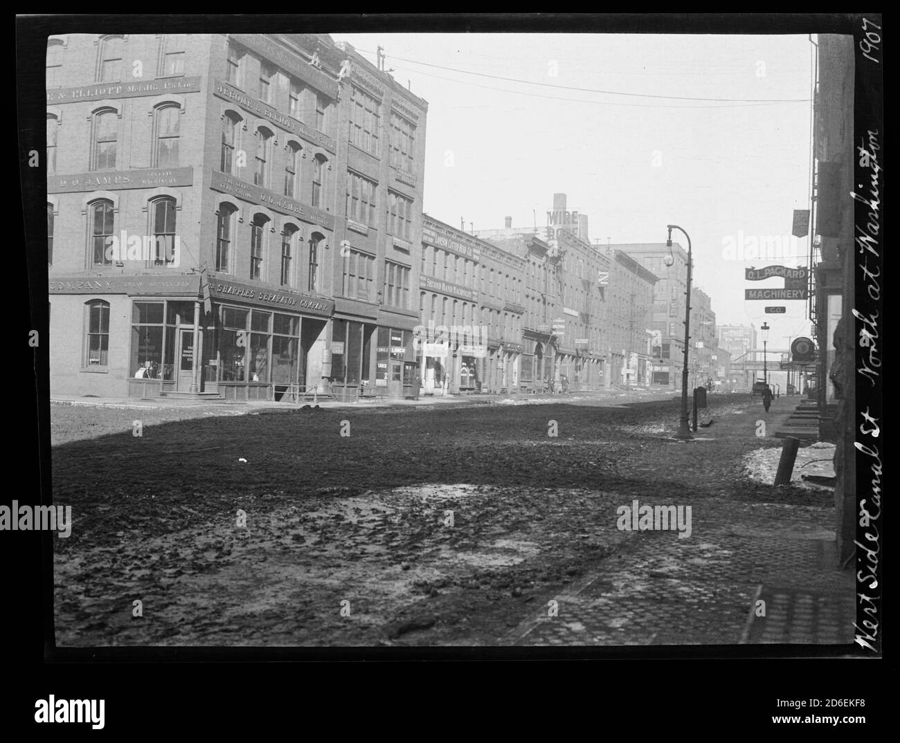West side of Canal Street, north from Washington Street, Chicago ...