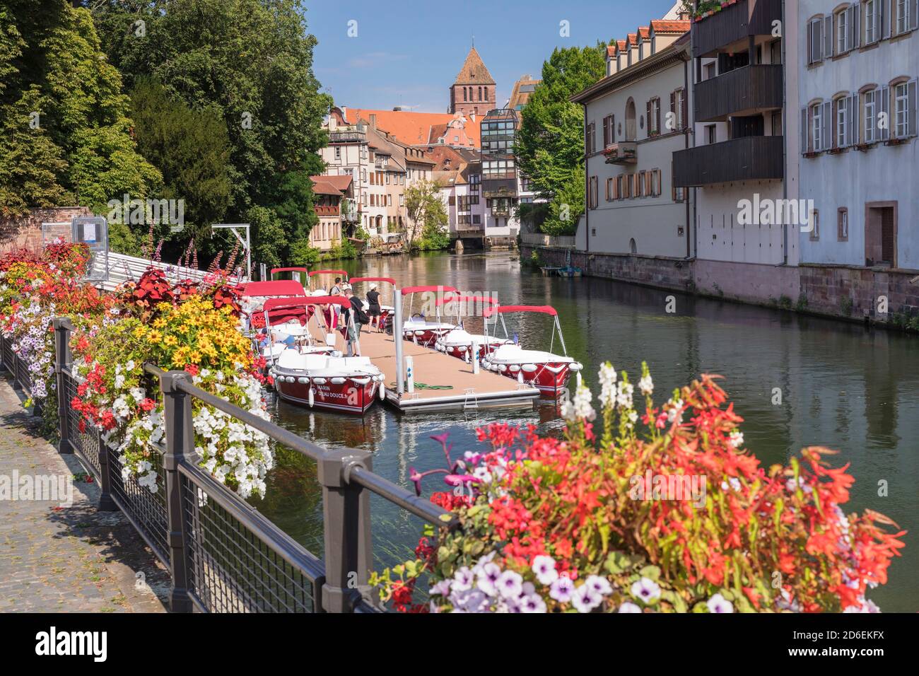 Boat rental on the Ill, La Petite France tannery district, UNESCO World ...