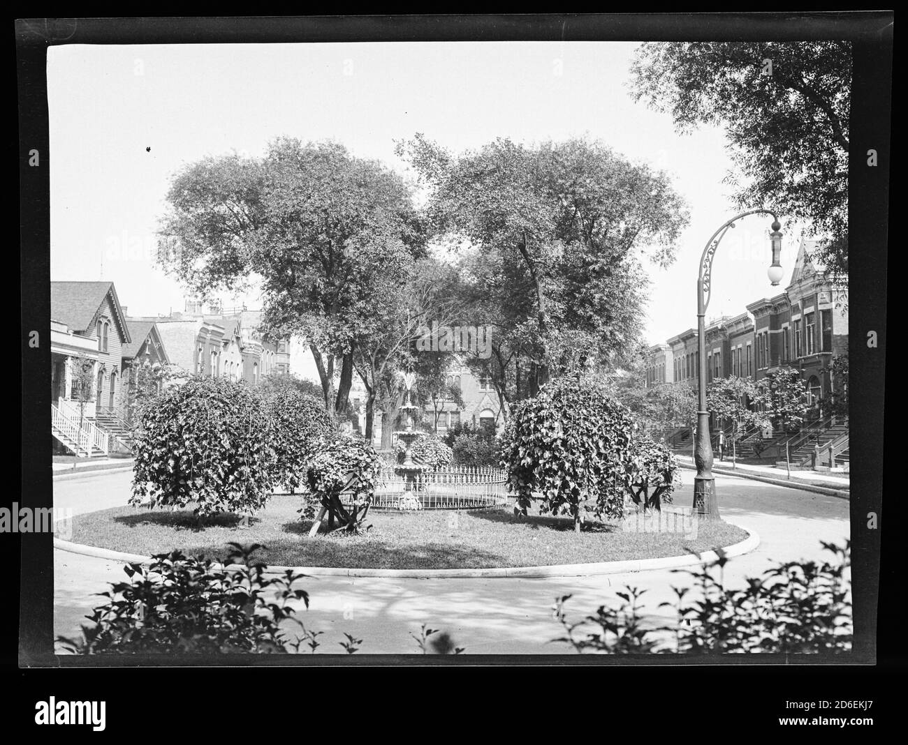 View of West Campbell Park Boulevard from 708 South, Chicago, Illinois ...