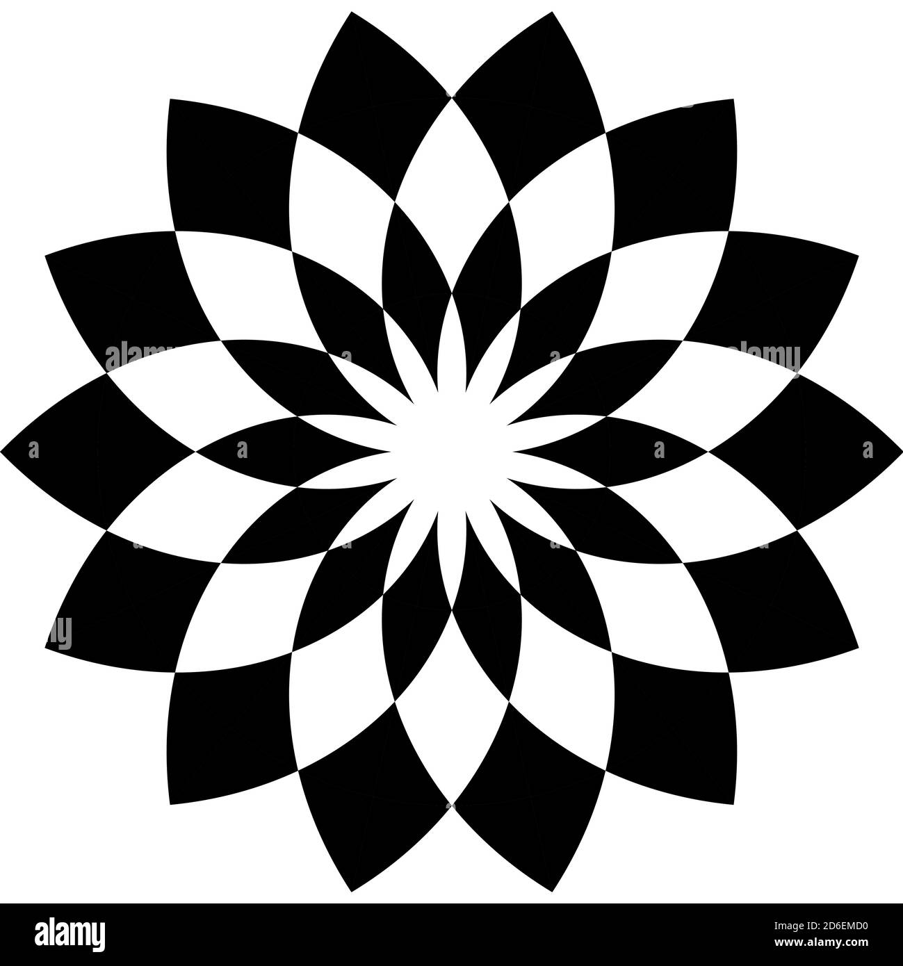 Radial Flower Design