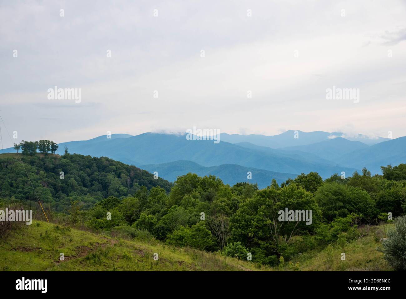 Deep in blue ridge mountain views Stock Photo - Alamy
