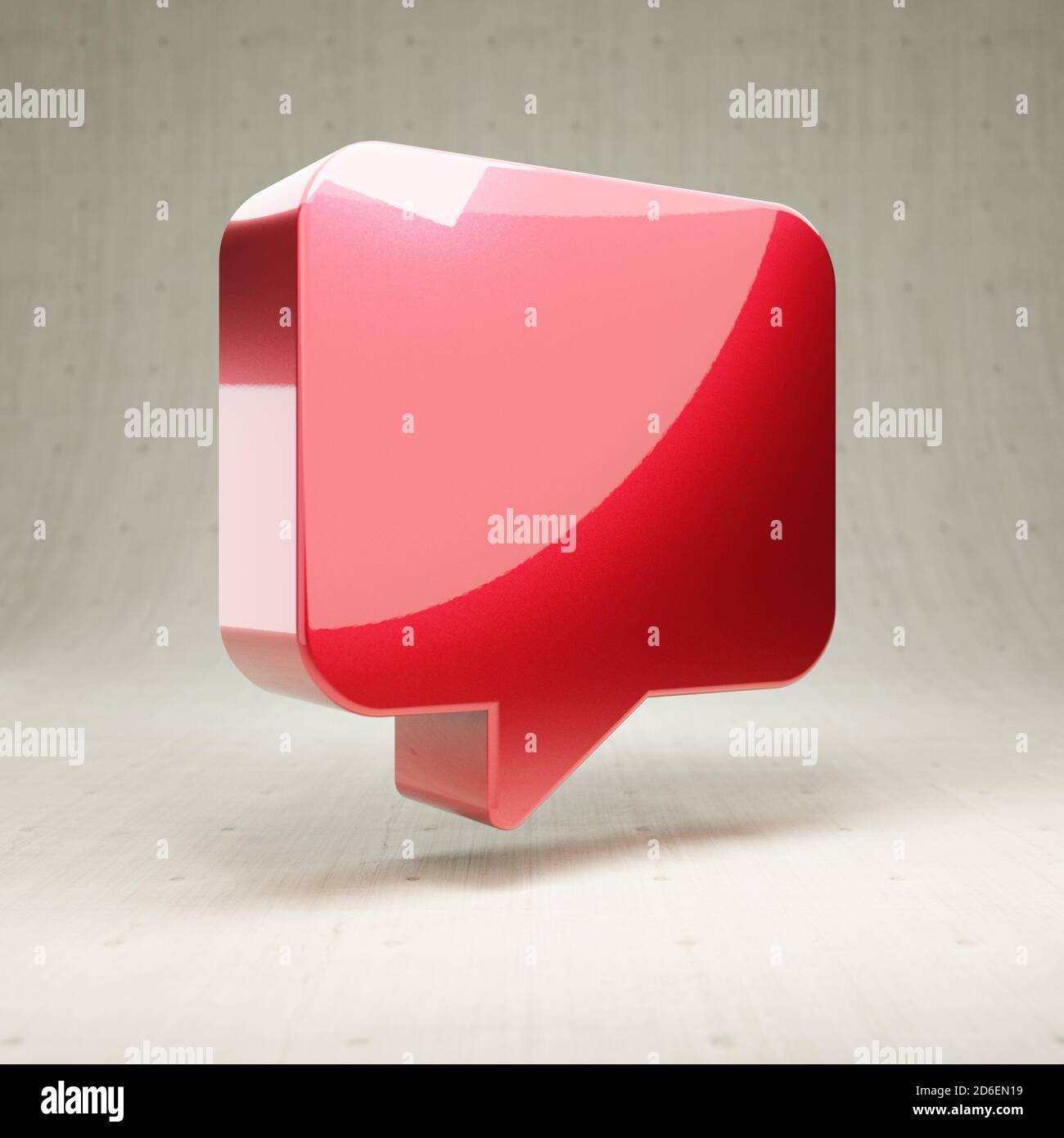 Comment icon. Gold glossy Comment symbol isolated on white concrete ...