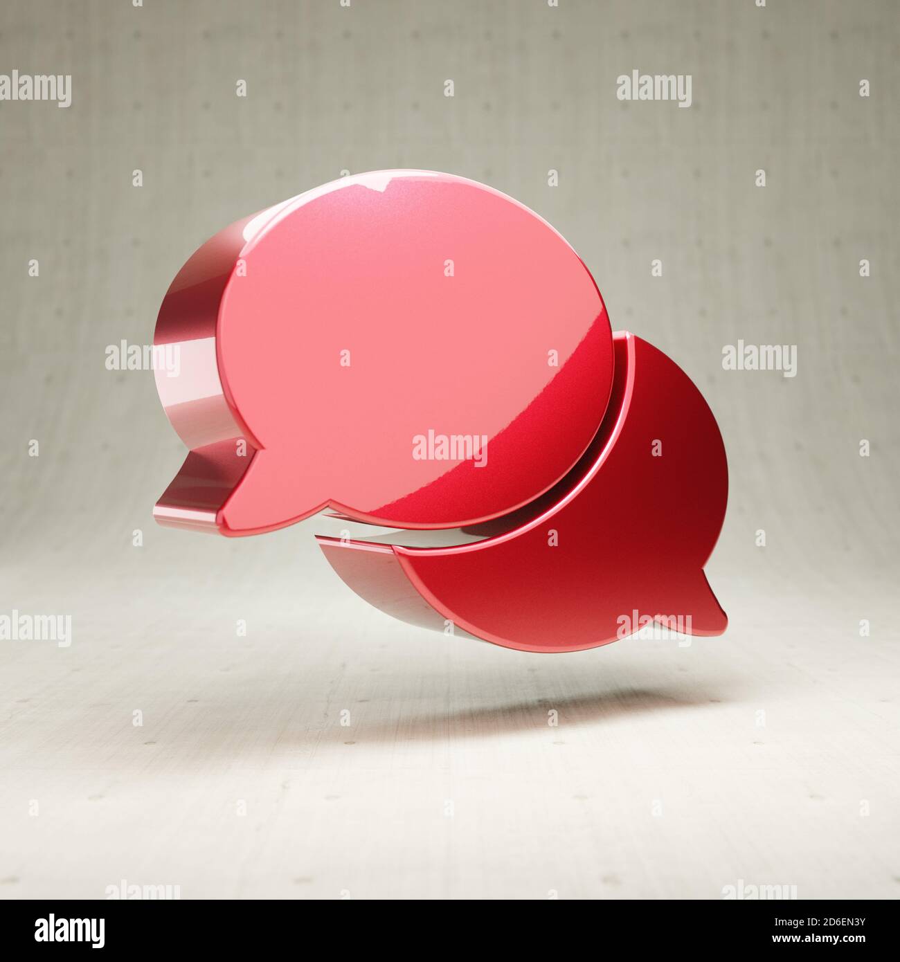 Comments icon. Gold glossy Comments symbol isolated on white concrete ...