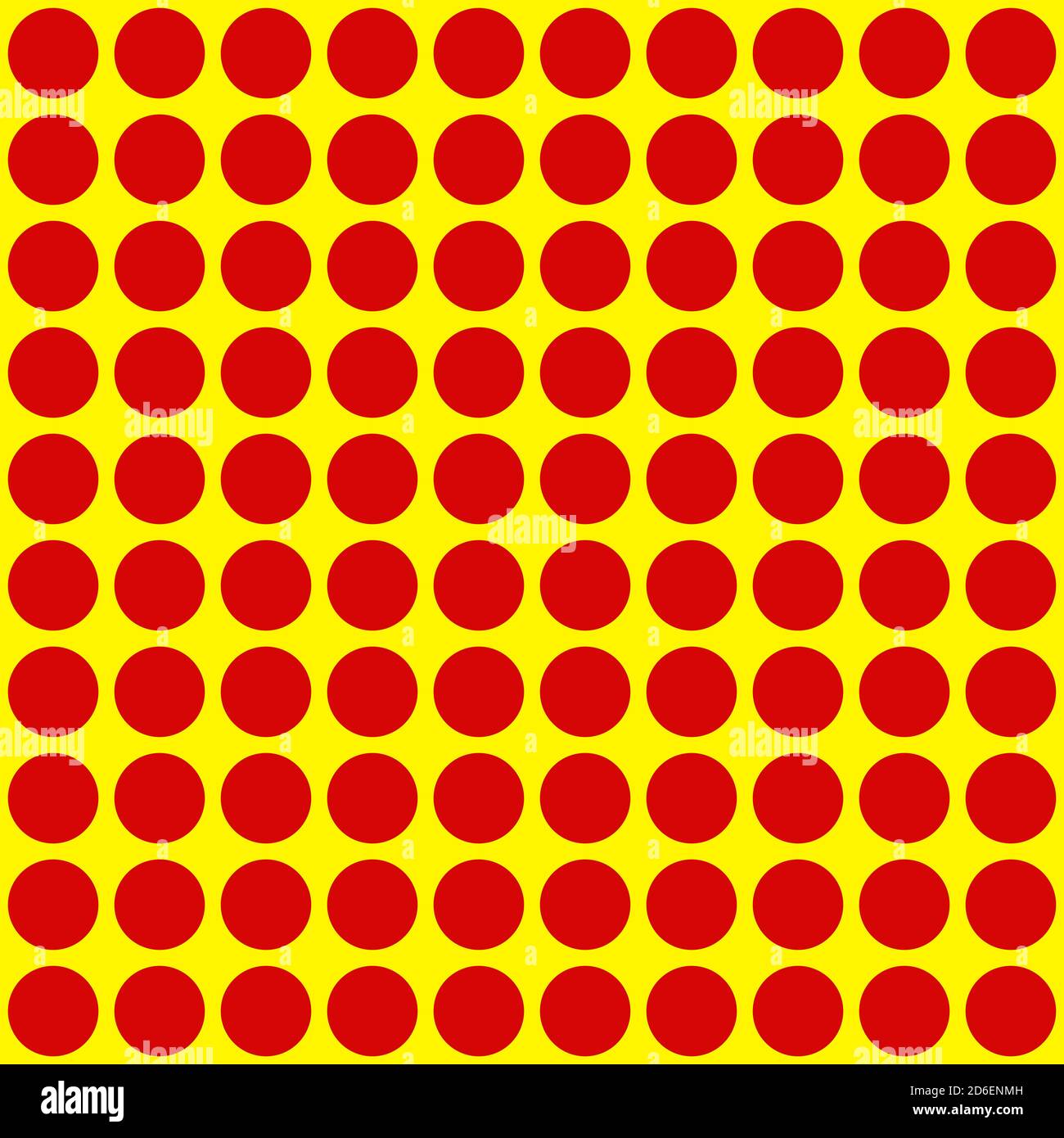Popart, pointillist-pointillism seamless red, yellow circles, dots ...