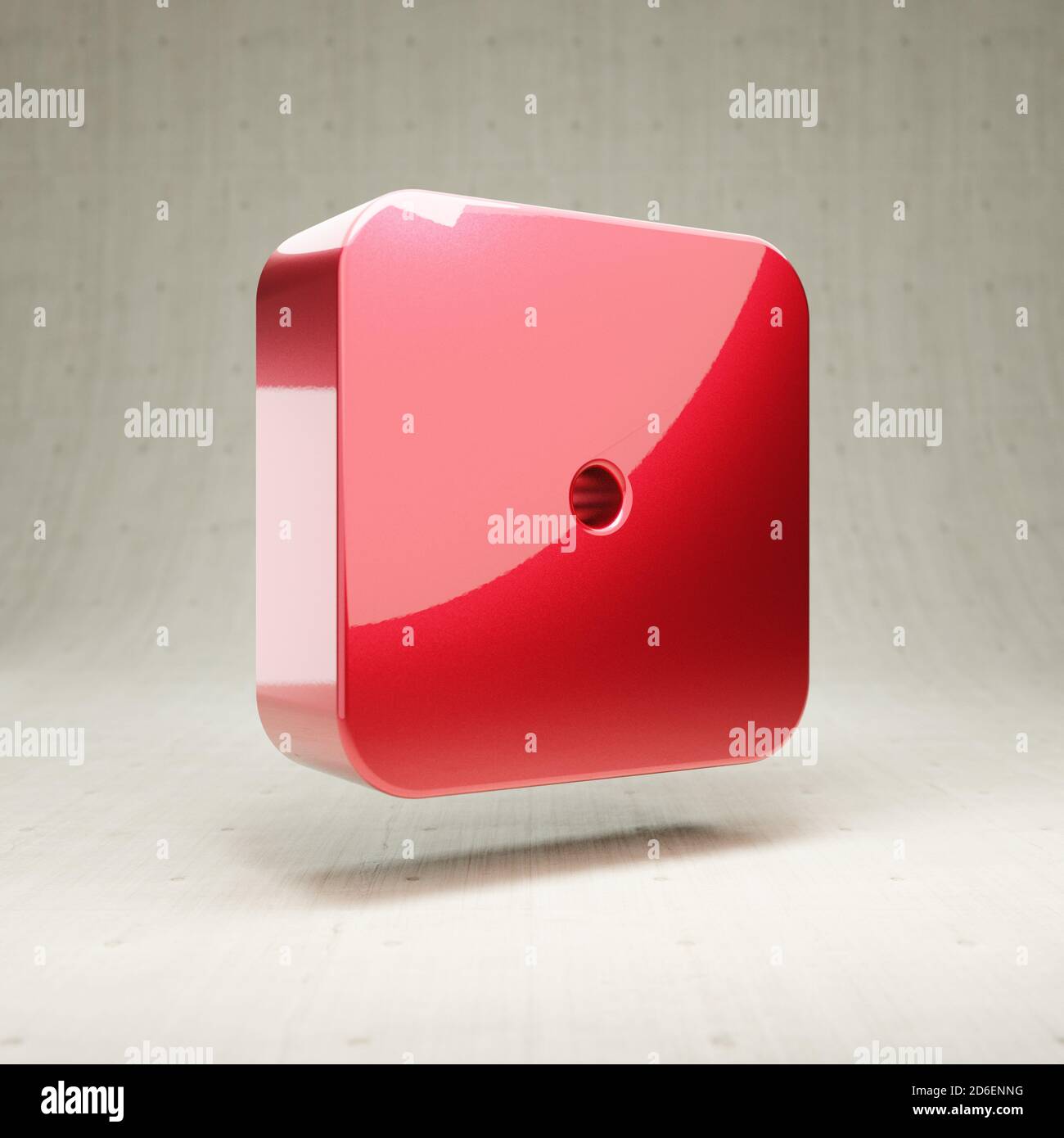 Dice One icon. Gold glossy Dice One symbol isolated on white concrete ...