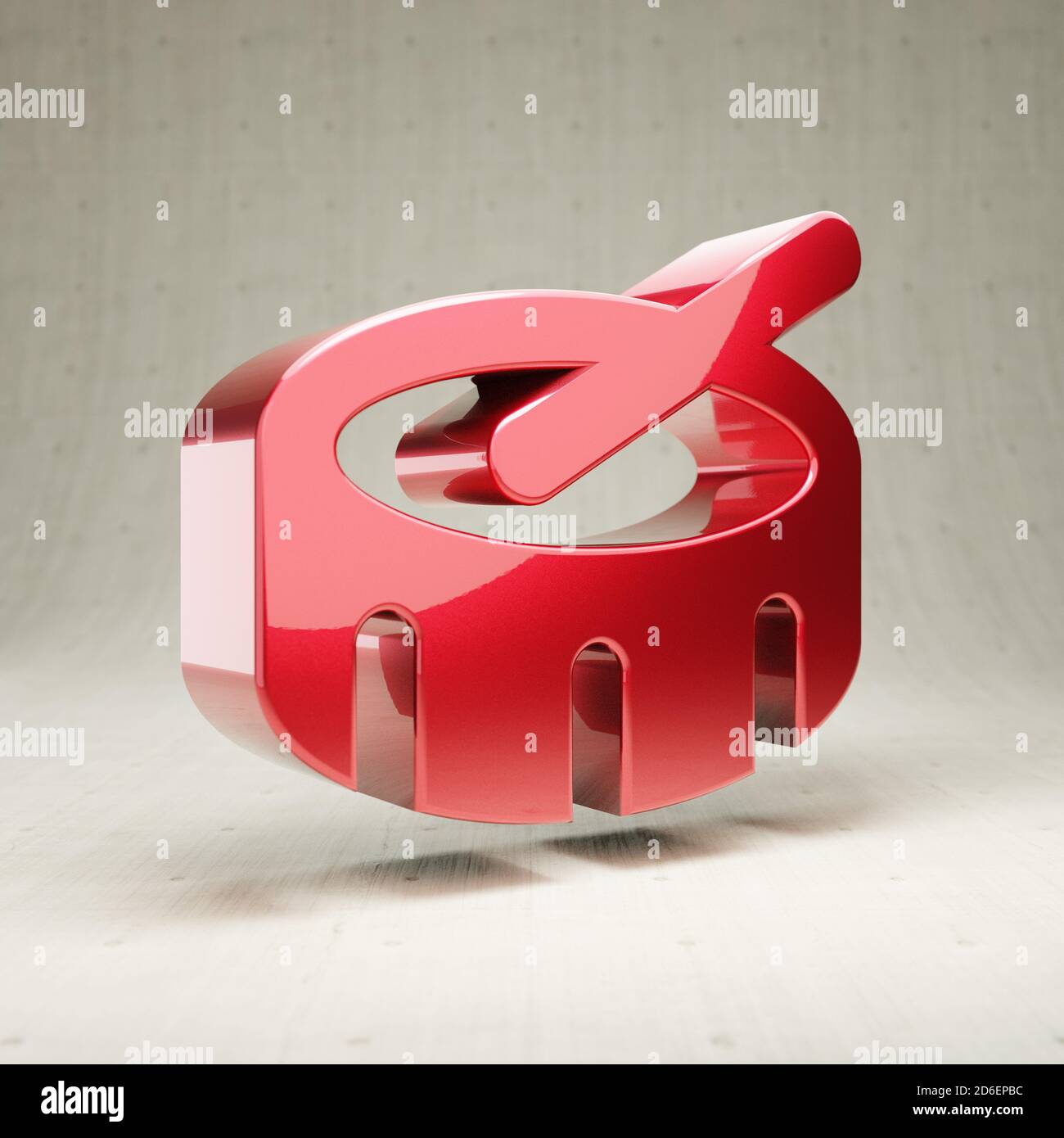 Drum icon. Gold glossy Drum symbol isolated on white concrete ...