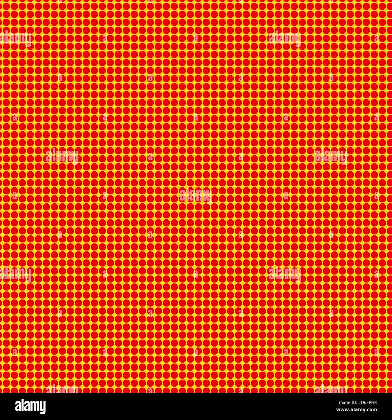 Popart, pointillist-pointillism seamless red, yellow circles, dots ...