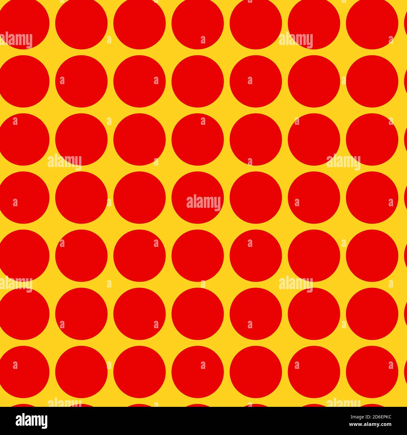 Popart, pointillist-pointillism seamless red, yellow circles, dots ...