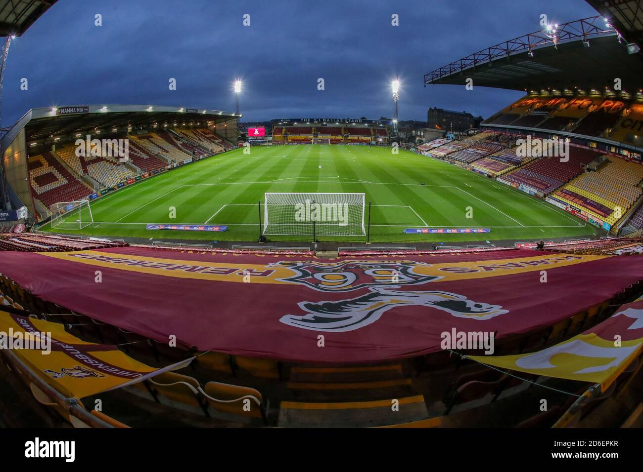 A general view of Valley Parade Stock Photo - Alamy
