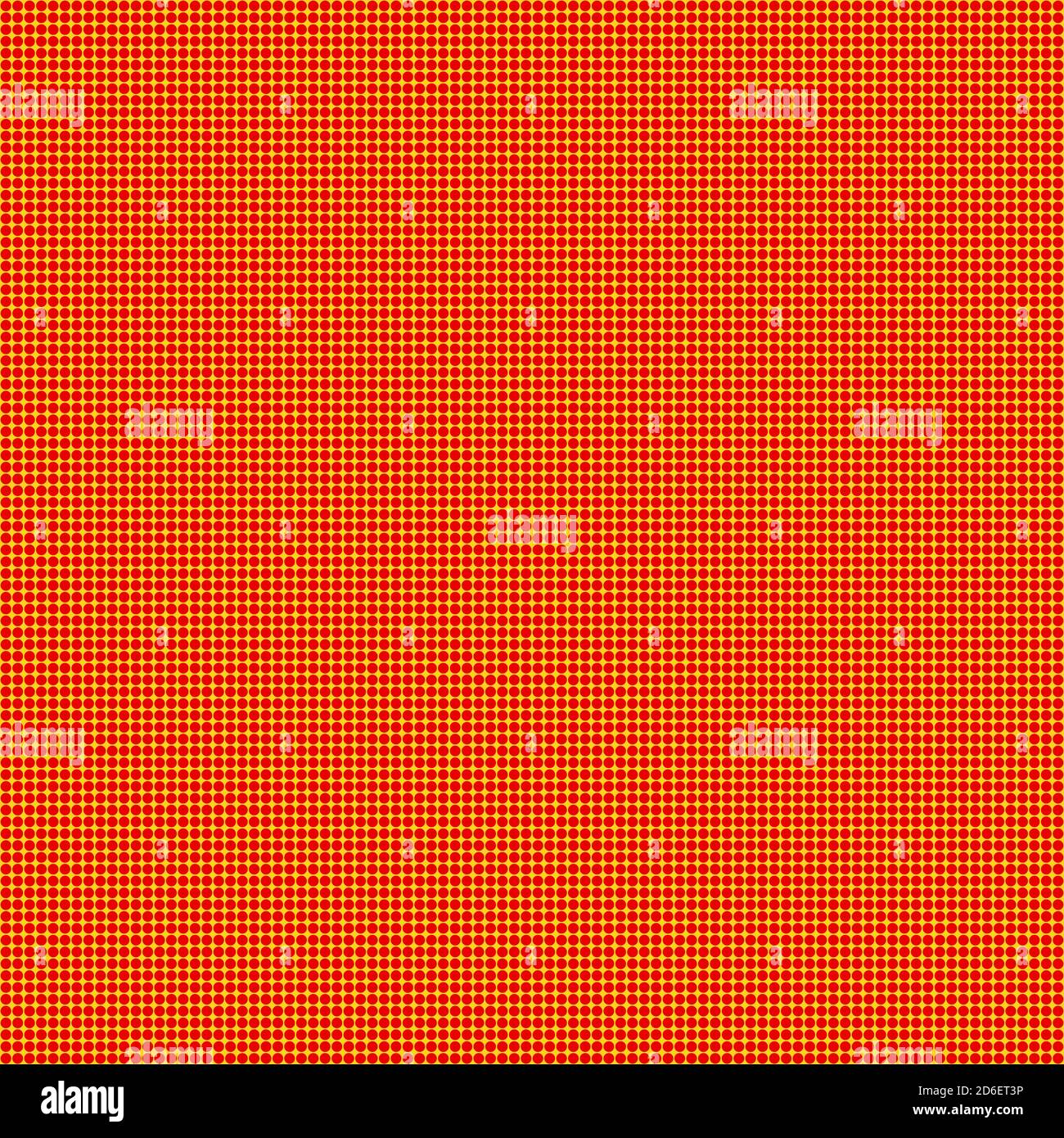 Popart, pointillist-pointillism seamless red, yellow circles, dots ...
