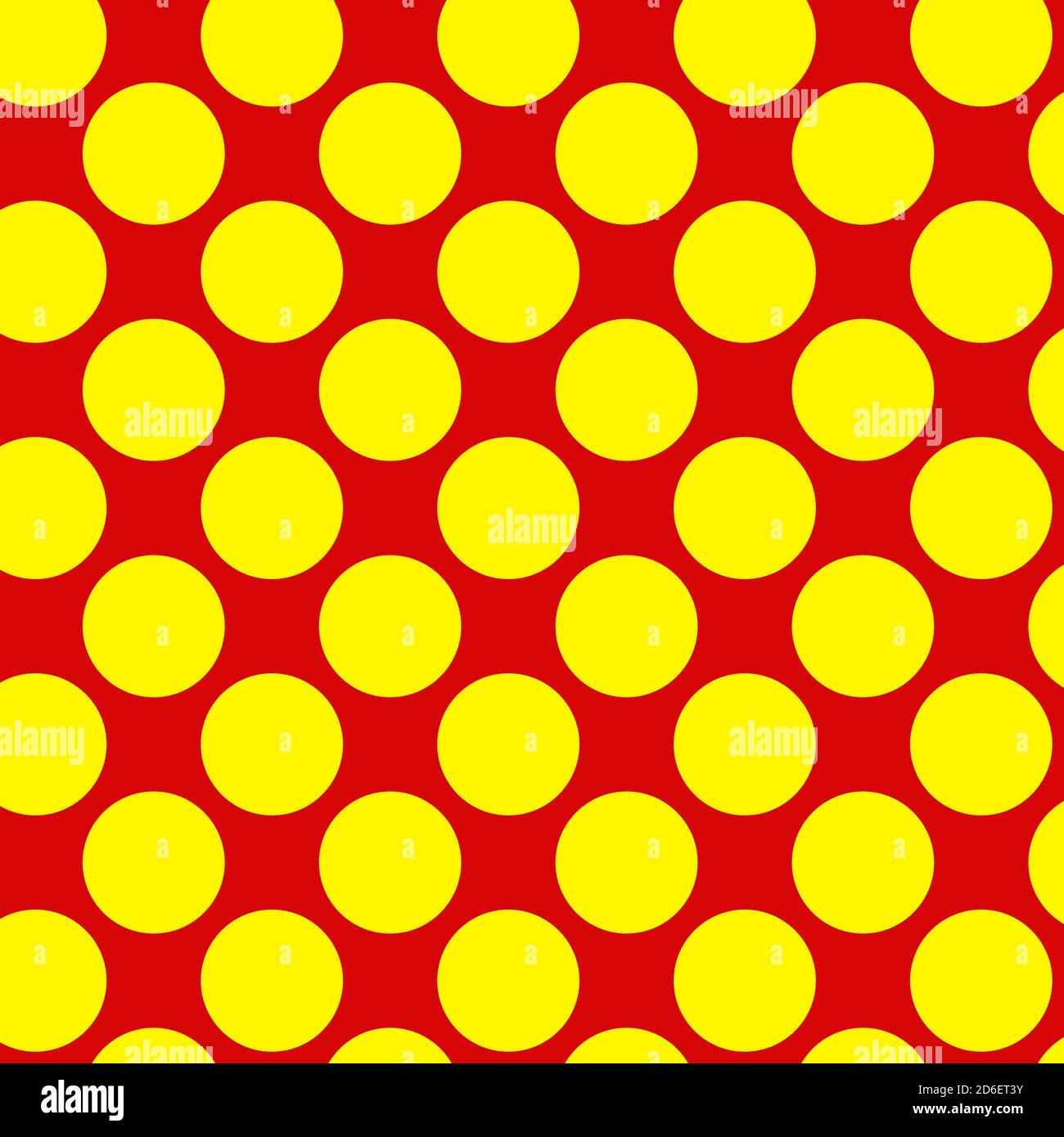 Popart, pointillist-pointillism seamless red, yellow circles, dots ...