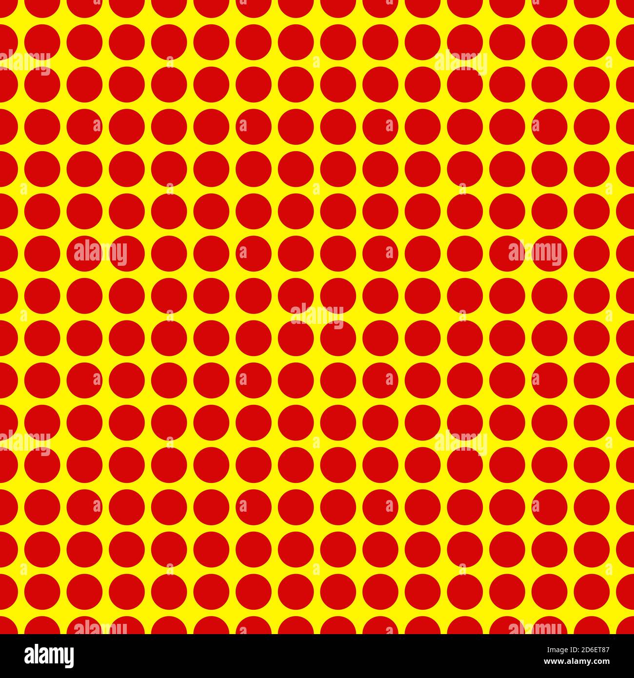Popart, pointillist-pointillism seamless red, yellow circles, dots ...